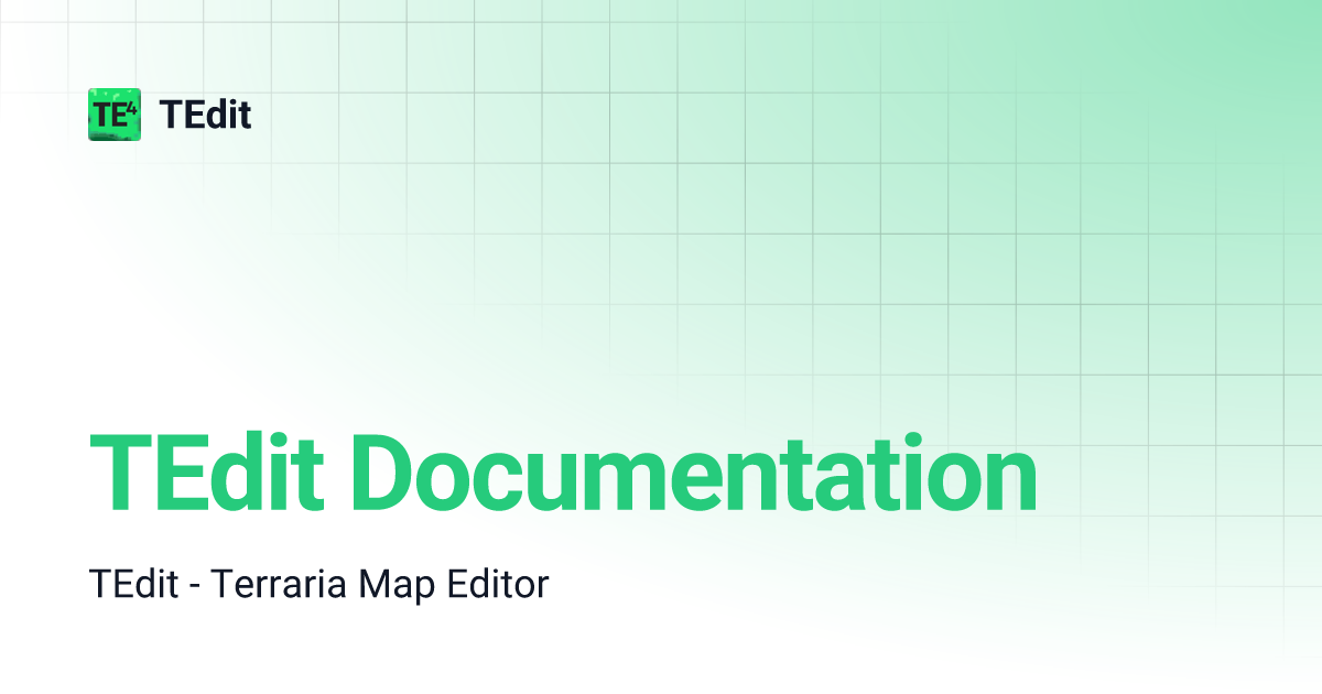 TEdit Documentation | TEdit